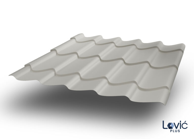 Lim u obliku crijepa – Standard – Matt – bijeli – LovićPLUS – WEB shop