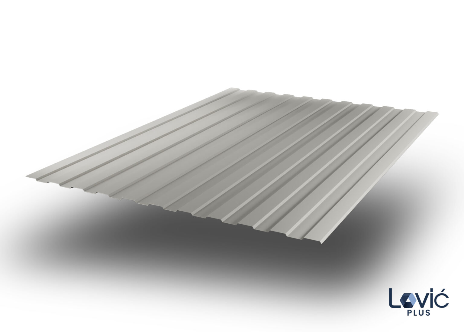 Fasadni trapezni lim – TR 8 – Matt – bijeli – LovićPLUS – WEB shop