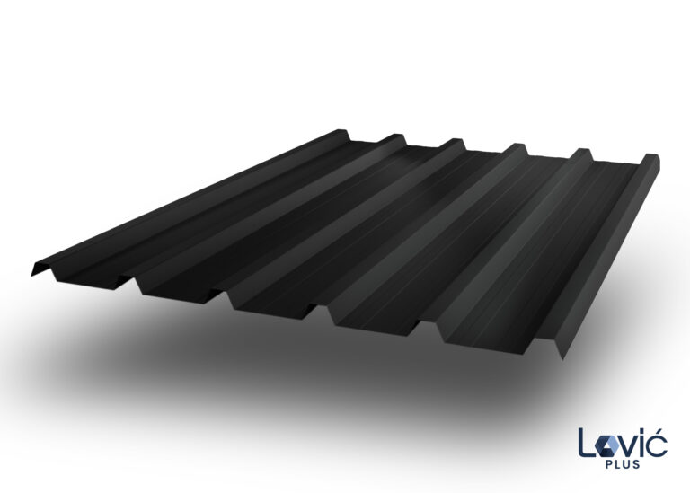 Krovni trapezni lim – TR 35 – Matt – crni – LovićPLUS – WEB shop